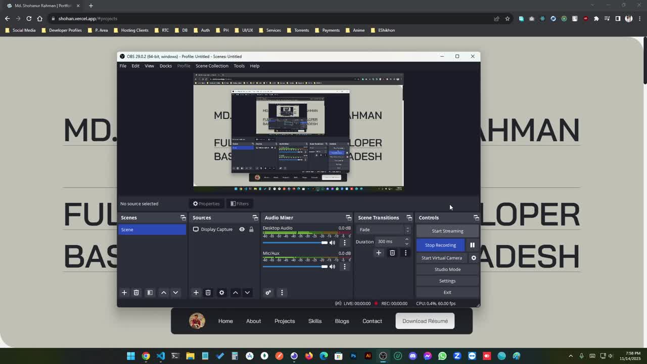My developer portfolio using Next.js, TypeScript, GSAP, and Framer ... My developer portfolio using Next.js, TypeScript, GSAP, and Framer ...