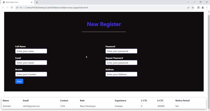 Seshadri Kaku on LinkedIn: #javascript #webdevelopment #surveyproject # ... Seshadri Kaku on LinkedIn: #javascript #webdevelopment #surveyproject # ...
