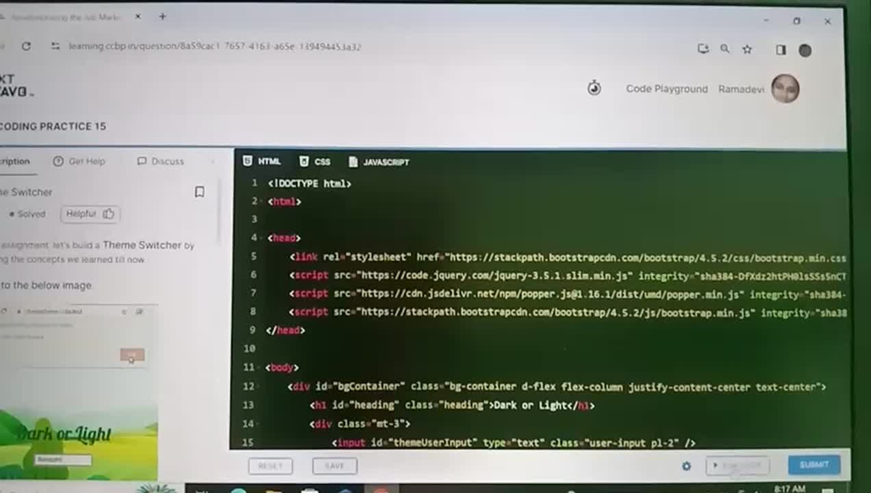 Ramadevi Marturi on LinkedIn: #ccbp #javascript #html #css # ... Ramadevi Marturi on LinkedIn: #ccbp #javascript #html #css # ...