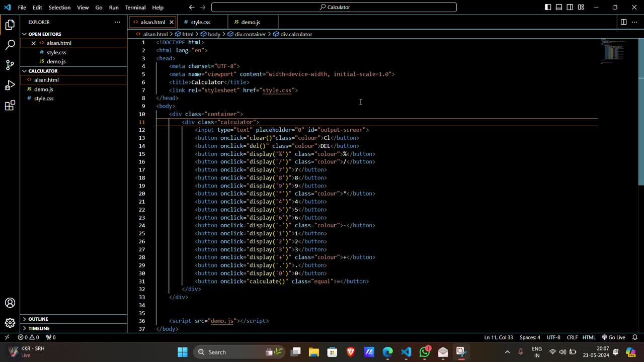 ALSAN ROJ on LinkedIn: #webdevelopment #javascript #calculatorproject # ... ALSAN ROJ on LinkedIn: #webdevelopment #javascript #calculatorproject # ...