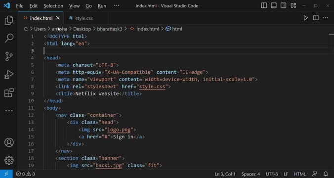Anusha Gattu on LinkedIn: #webdevelopment #html #css #intern #netflix Anusha Gattu on LinkedIn: #webdevelopment #html #css #intern #netflix
