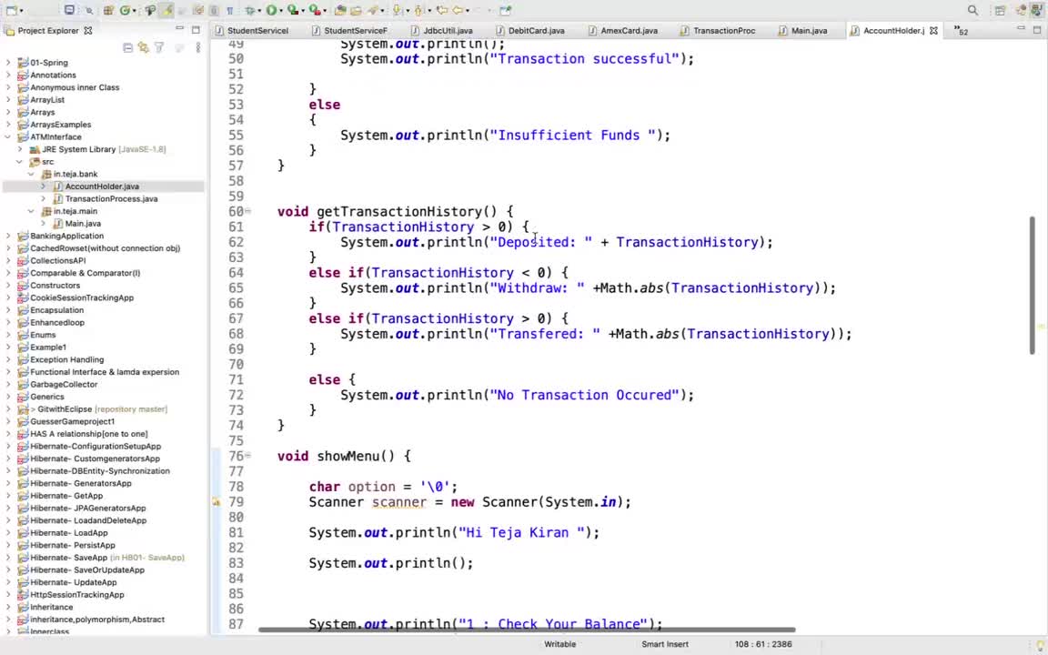 #corejava #project #internship | Teja Kiran #corejava #project #internship | Teja Kiran