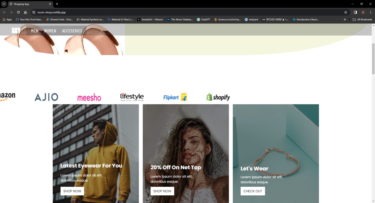 Ashmin Manoj on LinkedIn: #shopping #website #demo #reactjs Ashmin Manoj on LinkedIn: #shopping #website #demo #reactjs