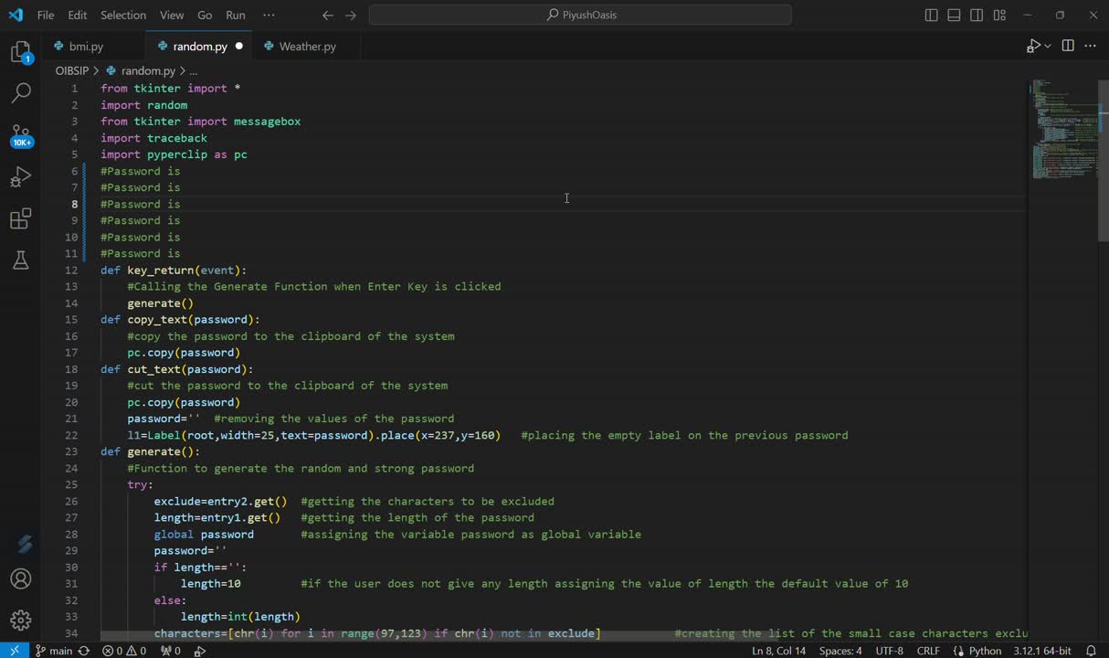 My project: a secure password generator | Piyush Bokaria posted on the ... My project: a secure password generator | Piyush Bokaria posted on the ...