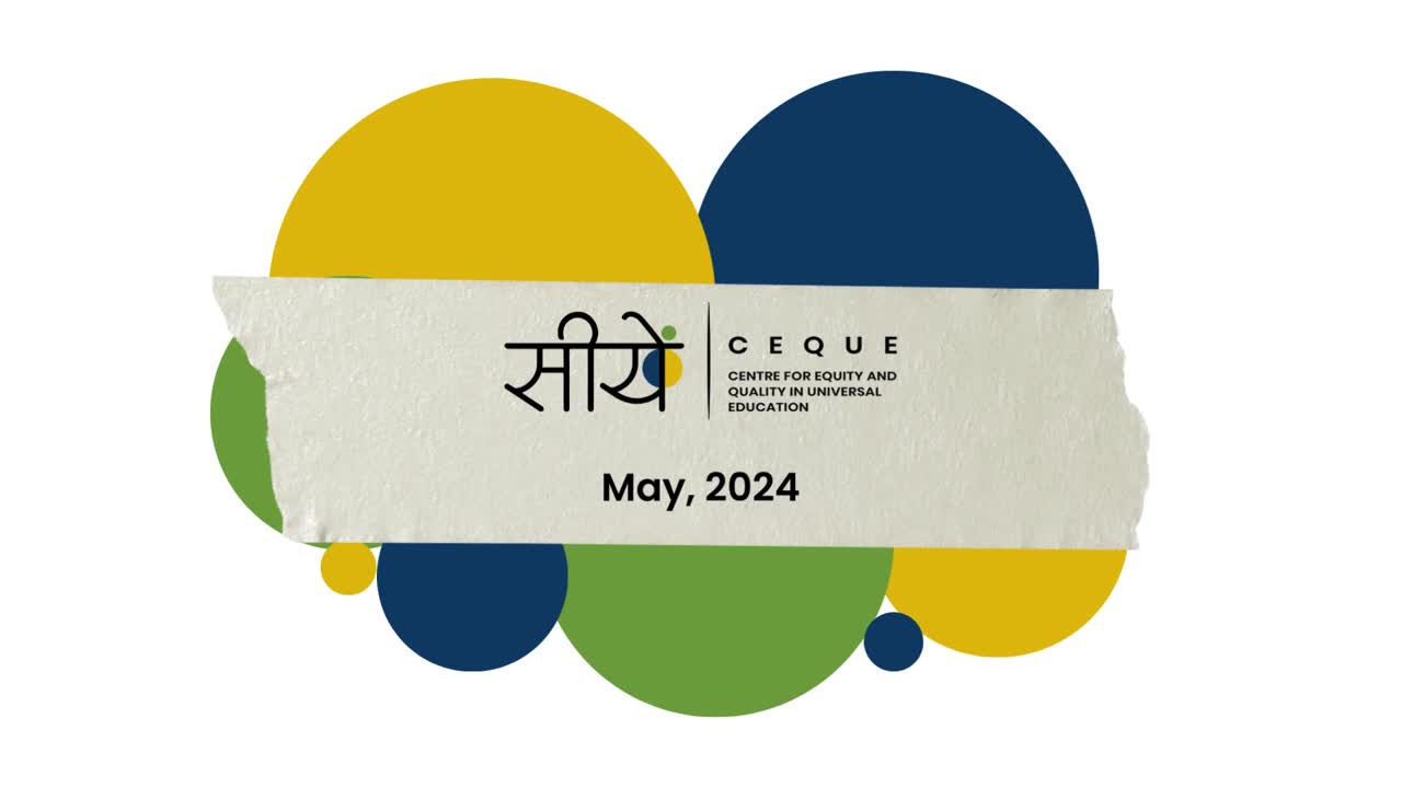 Centre for Equity and Quality in Universal Education - CEQUE on ... Centre for Equity and Quality in Universal Education - CEQUE on ...