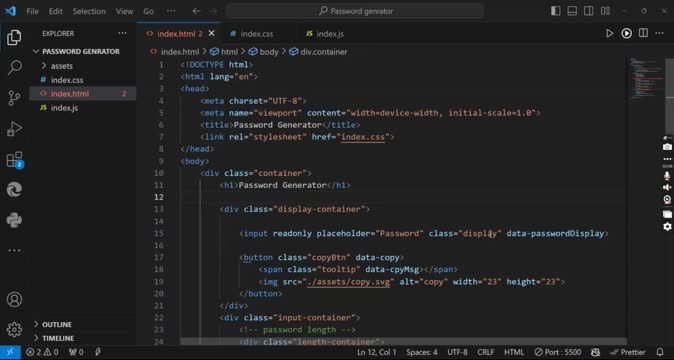 Prachi Rahane on LinkedIn: #webdevelopment #passwardgenerator Prachi Rahane on LinkedIn: #webdevelopment #passwardgenerator