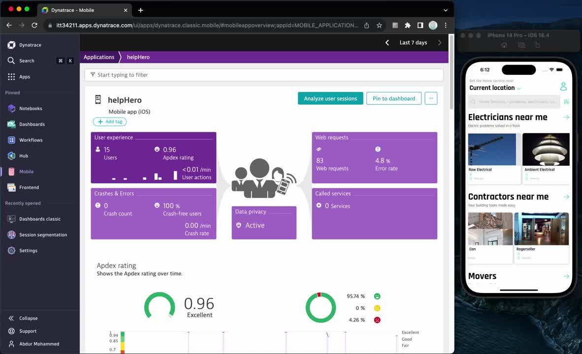 Dynatrace Instrumentation's React Native App part 08 | Abdur Rafay ... Dynatrace Instrumentation's React Native App part 08 | Abdur Rafay ...