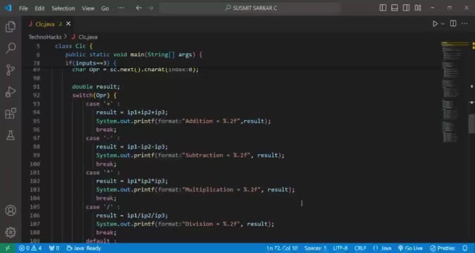 Susmit Sarkar on LinkedIn: #javaprogramming #calculatorapp # ... Susmit Sarkar on LinkedIn: #javaprogramming #calculatorapp # ...