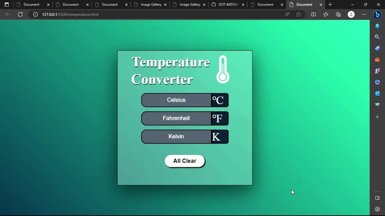 Gautam Verma on LinkedIn: #bharatintern #temperatureconverter #html # ... Gautam Verma on LinkedIn: #bharatintern #temperatureconverter #html # ...