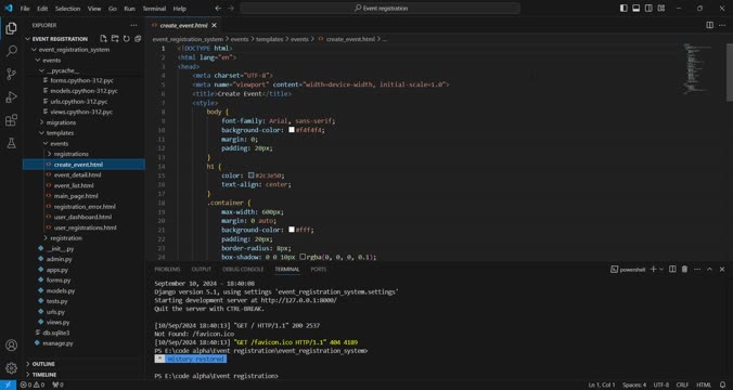 BARANIDHARAN S on LinkedIn: CodeAlpha This is my second task Event ... BARANIDHARAN S on LinkedIn: CodeAlpha This is my second task Event ...