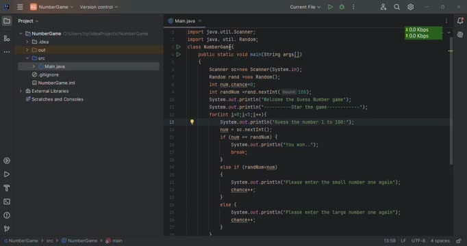 Naeem Chaudhary on LinkedIn: #numbergame #java #programming Naeem Chaudhary on LinkedIn: #numbergame #java #programming