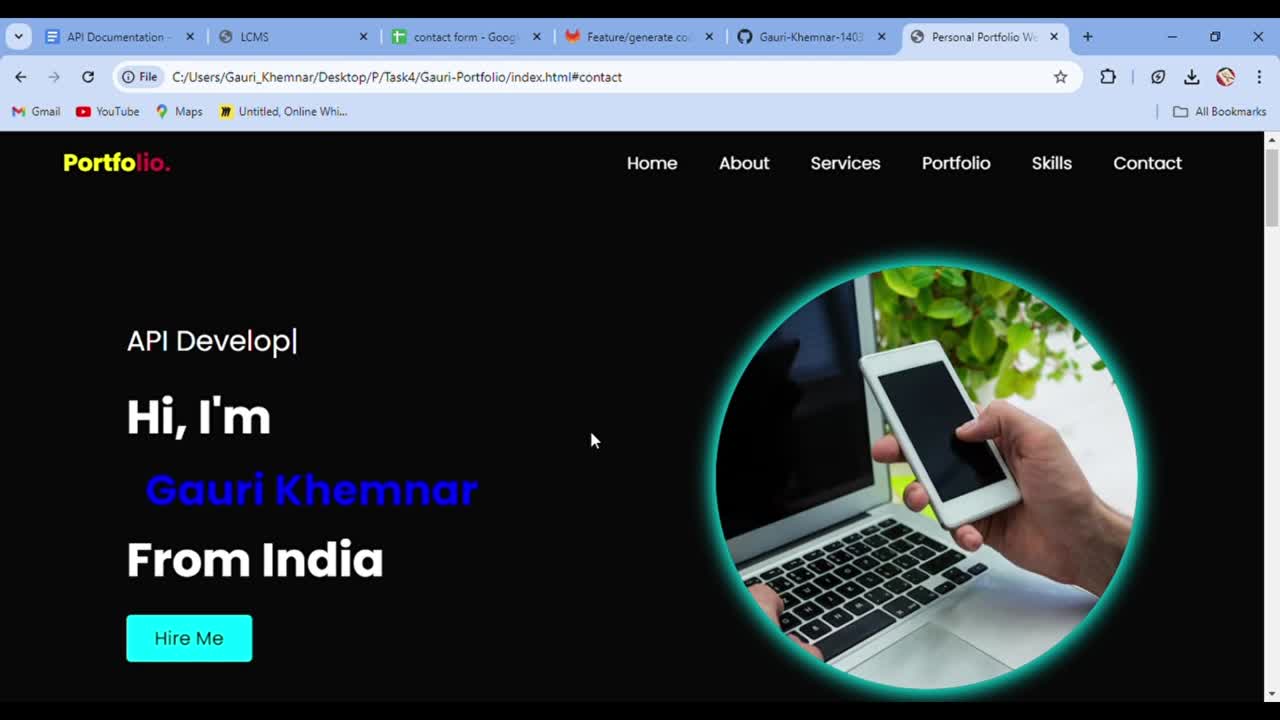 Gauri Khemnar on LinkedIn: #webdevelopment #portfolio #html #css # ... Gauri Khemnar on LinkedIn: #webdevelopment #portfolio #html #css # ...