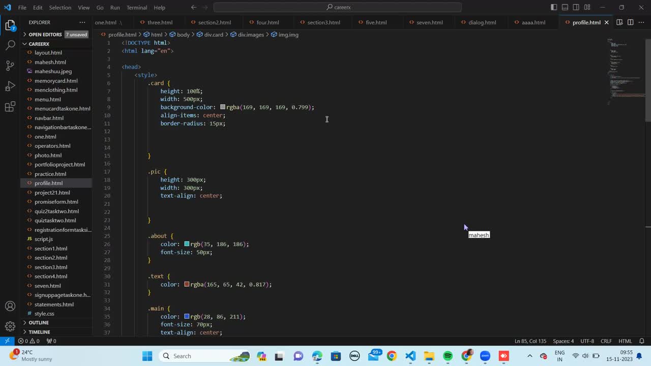 Sravani Erukulla on LinkedIn: #html #css Sravani Erukulla on LinkedIn: #html #css