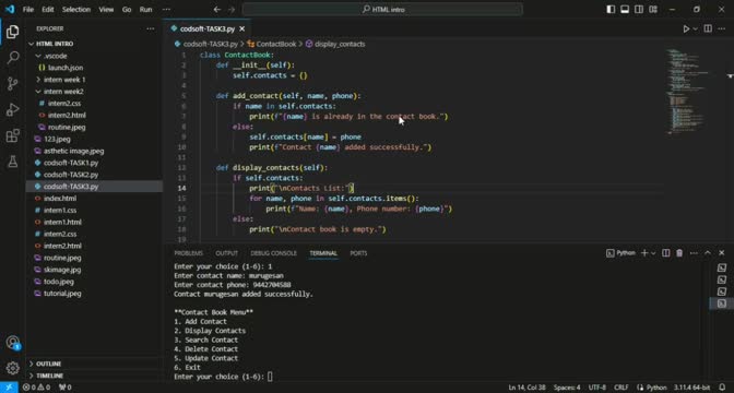 GOBHIKASRI MURUGESAN on LinkedIn: #codsoft #internship #python # ... GOBHIKASRI MURUGESAN on LinkedIn: #codsoft #internship #python # ...