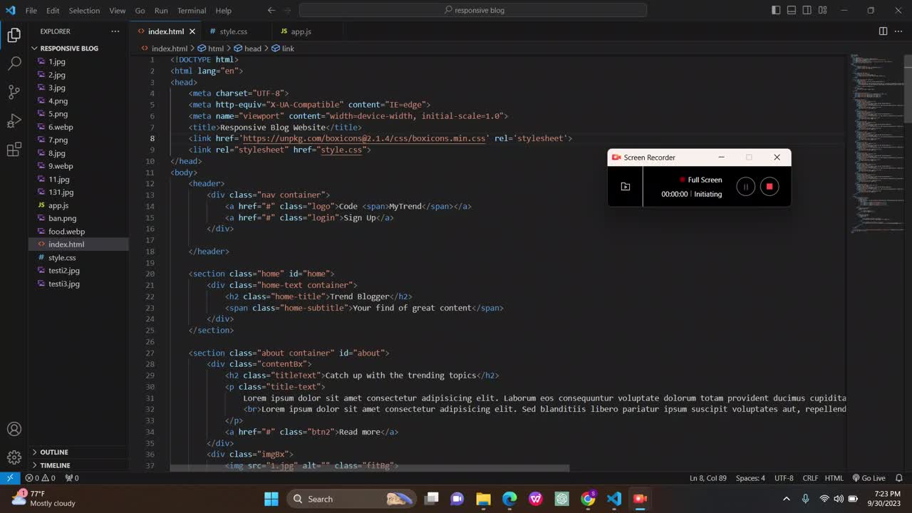 !Hello Connections, I'm glad to share my project on Responsive Blog ... !Hello Connections, I'm glad to share my project on Responsive Blog ...
