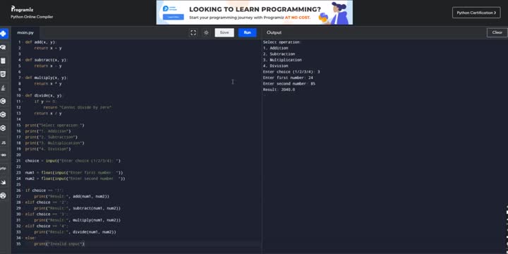 Krishna Kumar on LinkedIn: #codsoft #pythonprogramming Krishna Kumar on LinkedIn: #codsoft #pythonprogramming