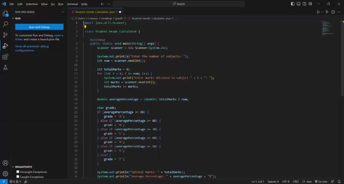 Vishalakshi .V on LinkedIn: #codsoft #javaprogramming #codingchallenge Vishalakshi .V on LinkedIn: #codsoft #javaprogramming #codingchallenge