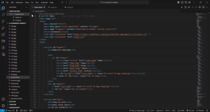 #ecommerce #html #css #javascript #webdevelopment #internship ... #ecommerce #html #css #javascript #webdevelopment #internship ...