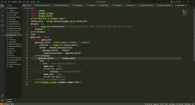 Launching the Hangman game in Python | Somnath Sengupta posted on the ... Launching the Hangman game in Python | Somnath Sengupta posted on the ...