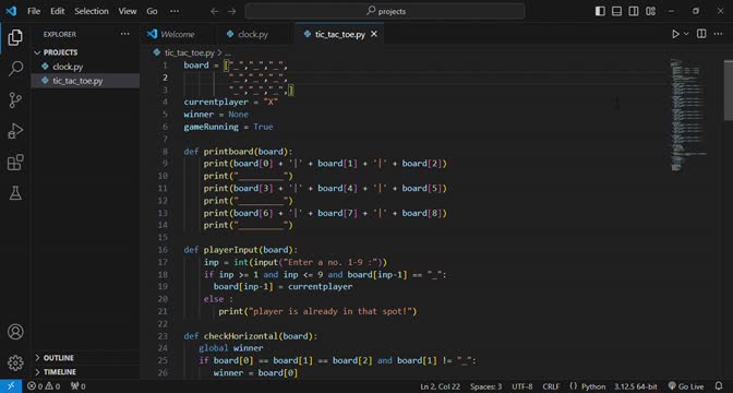 Gauri Agarwal on LinkedIn: #python #internship #tictactoe # ... Gauri Agarwal on LinkedIn: #python #internship #tictactoe # ...