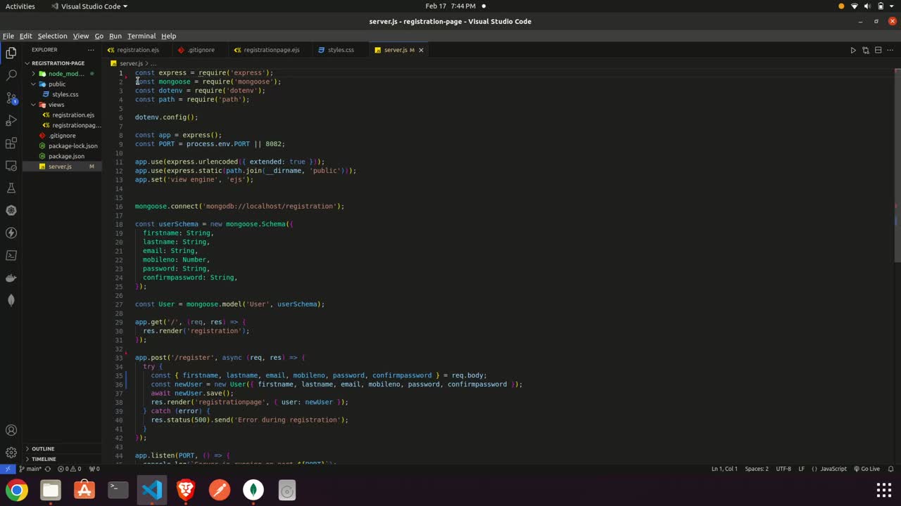 Rahul Jaiswal on LinkedIn: Completed Task -2: Registration Page ... Rahul Jaiswal on LinkedIn: Completed Task -2: Registration Page ...