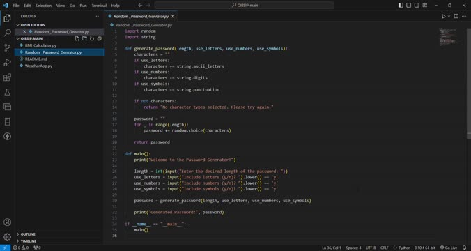 Introducing a command-line password generator in Python | KARREMOLLA ... Introducing a command-line password generator in Python | KARREMOLLA ...
