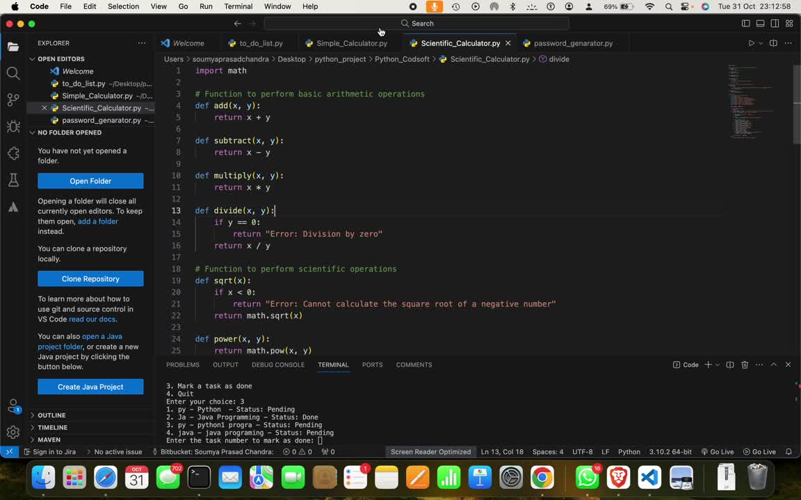 Soumya Prasad Chandra on LinkedIn: Python Calculator Codesoft Soumya Prasad Chandra on LinkedIn: Python Calculator Codesoft