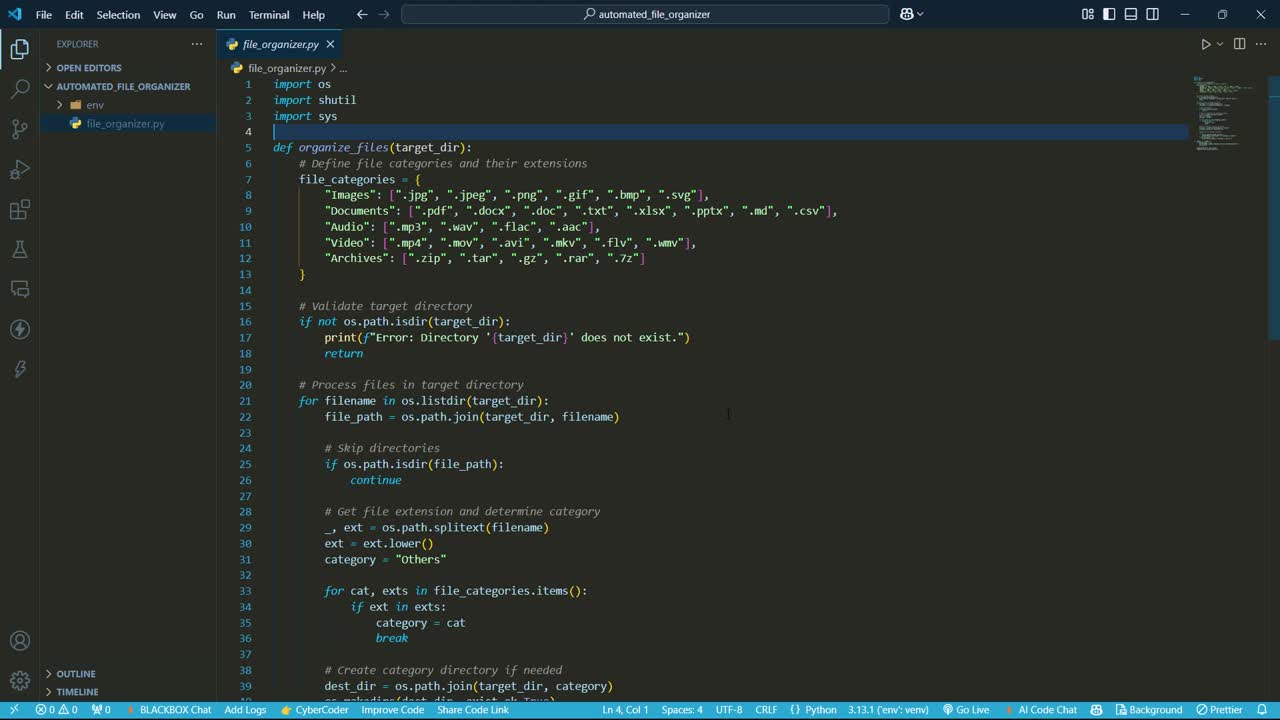 Saksham Upreti on LinkedIn: #python #automation #fileorganization # ... Saksham Upreti on LinkedIn: #python #automation #fileorganization # ...