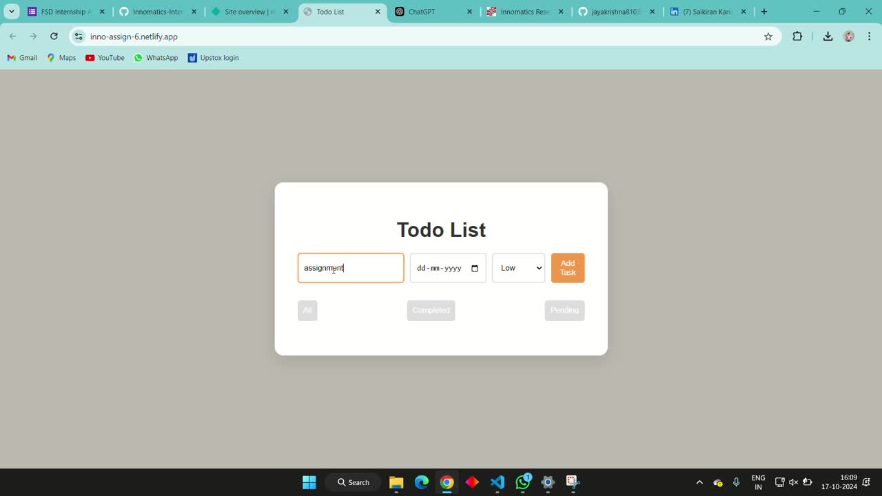 Saikiran Kanigiri on LinkedIn: #todolistapp #webdevelopment #javascript ... Saikiran Kanigiri on LinkedIn: #todolistapp #webdevelopment #javascript ...
