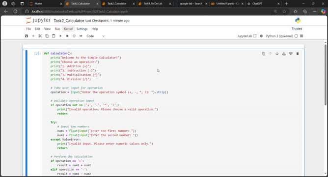 Gaurav Borse on LinkedIn: #pythonprogramming #codsoft #learningjourney ... Gaurav Borse on LinkedIn: #pythonprogramming #codsoft #learningjourney ...