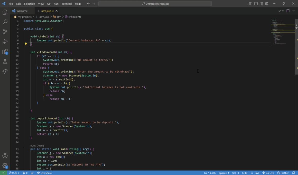 Varsha . on LinkedIn: #codsoft #java #codsoft #programmingjourney #task ... Varsha . on LinkedIn: #codsoft #java #codsoft #programmingjourney #task ...