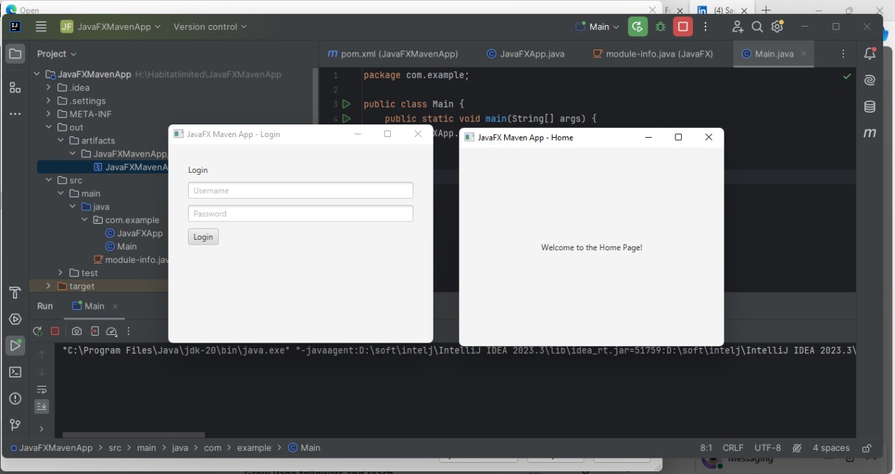 SNVN Ltd on LinkedIn: Alhamdulillah Jar File creating of JavaFX Maven ... SNVN Ltd on LinkedIn: Alhamdulillah Jar File creating of JavaFX Maven ...