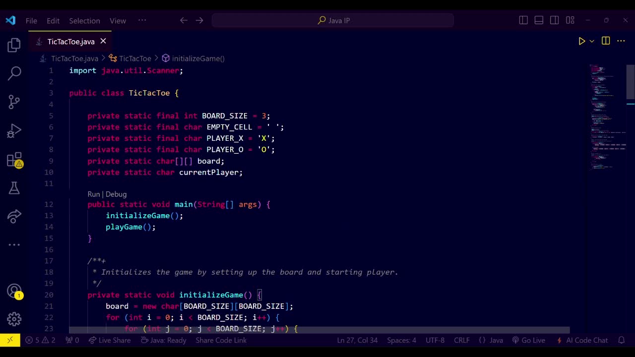 BISWARANJAN PADHI on LinkedIn: #java #tictactoe #coding #programming # ... BISWARANJAN PADHI on LinkedIn: #java #tictactoe #coding #programming # ...