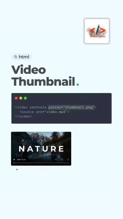 #html5 #video #thumbnail #tutorial | venkatesh ponraj #html5 #video #thumbnail #tutorial | venkatesh ponraj