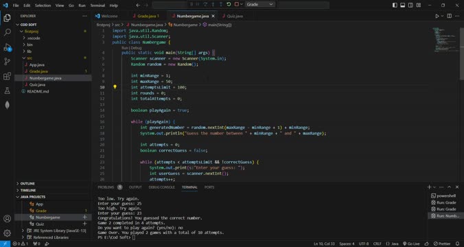 Logesh M on LinkedIn: #java #intern #codsoft Logesh M on LinkedIn: #java #intern #codsoft