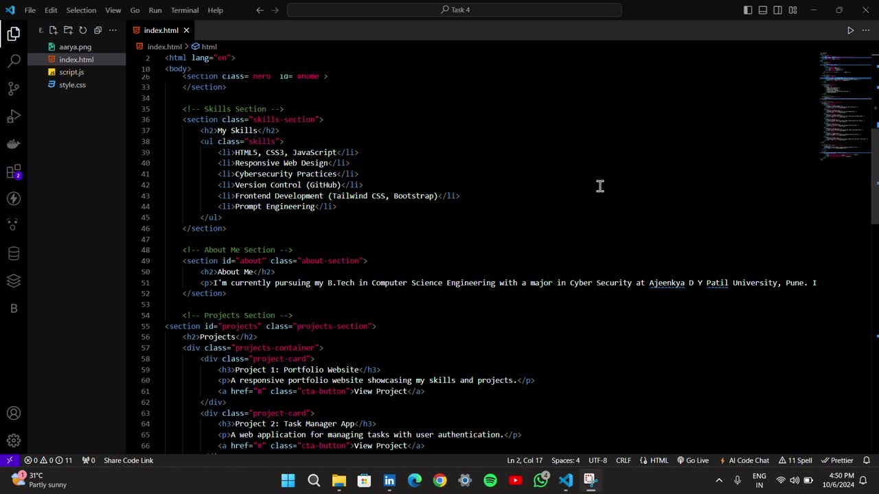Aarya Dimble on LinkedIn: #internship #webdev #frontenddeveloper # ... Aarya Dimble on LinkedIn: #internship #webdev #frontenddeveloper # ...