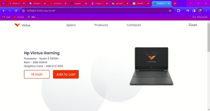 Created a dynamic landing page using HTML, CSS, and JavaScript | Vikash ... Created a dynamic landing page using HTML, CSS, and JavaScript | Vikash ...