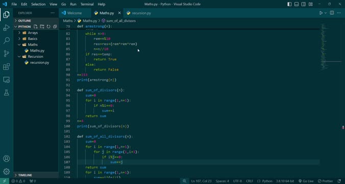 Balagoni Shravan on LinkedIn: #python #dsa #codingjourney #mathprograms ... Balagoni Shravan on LinkedIn: #python #dsa #codingjourney #mathprograms ...