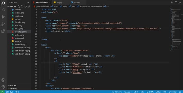 Pradeep Sharma on LinkedIn: #codsoft #webdevelopment #intenship Pradeep Sharma on LinkedIn: #codsoft #webdevelopment #intenship