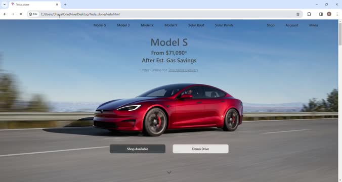 How I created a Tesla website clone | Dhayanithi N posted on the topic ... How I created a Tesla website clone | Dhayanithi N posted on the topic ...