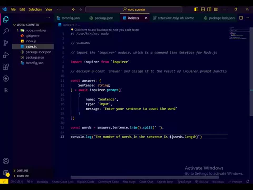 Usama Israr Khan on LinkedIn: #wordscounter #typescript #nodejs # ... Usama Israr Khan on LinkedIn: #wordscounter #typescript #nodejs # ...