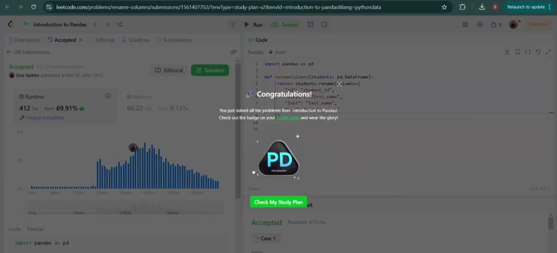 #datascience #pandas #leetcode | Siva Yazhini #datascience #pandas #leetcode | Siva Yazhini