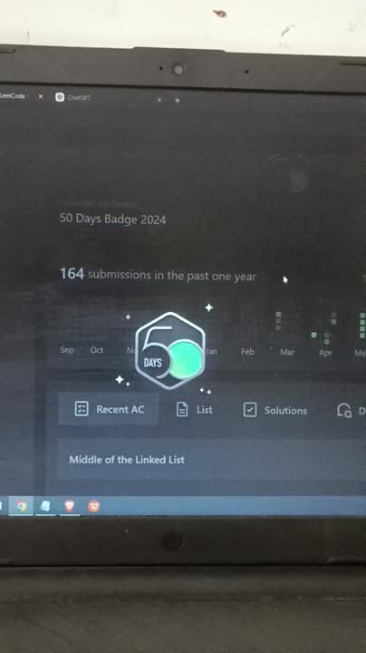 Dinesh Kumar Shaw on LinkedIn: my first leetcode badge 🫡 Dinesh Kumar Shaw on LinkedIn: my first leetcode badge 🫡