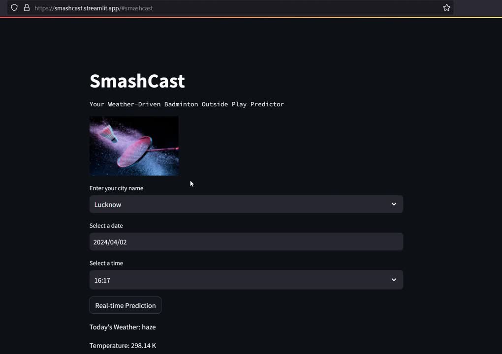 Aditya Kumar Tiwari on LinkedIn: ๐ Introducing SmashCast: Your Weather ... Aditya Kumar Tiwari on LinkedIn: ๐ Introducing SmashCast: Your Weather ...