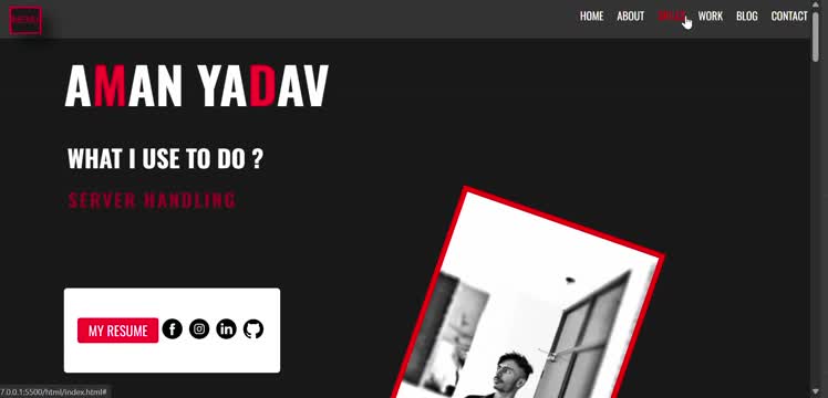 Aman Yadav on LinkedIn: #portfolio #frontend #html #codsoft Aman Yadav on LinkedIn: #portfolio #frontend #html #codsoft