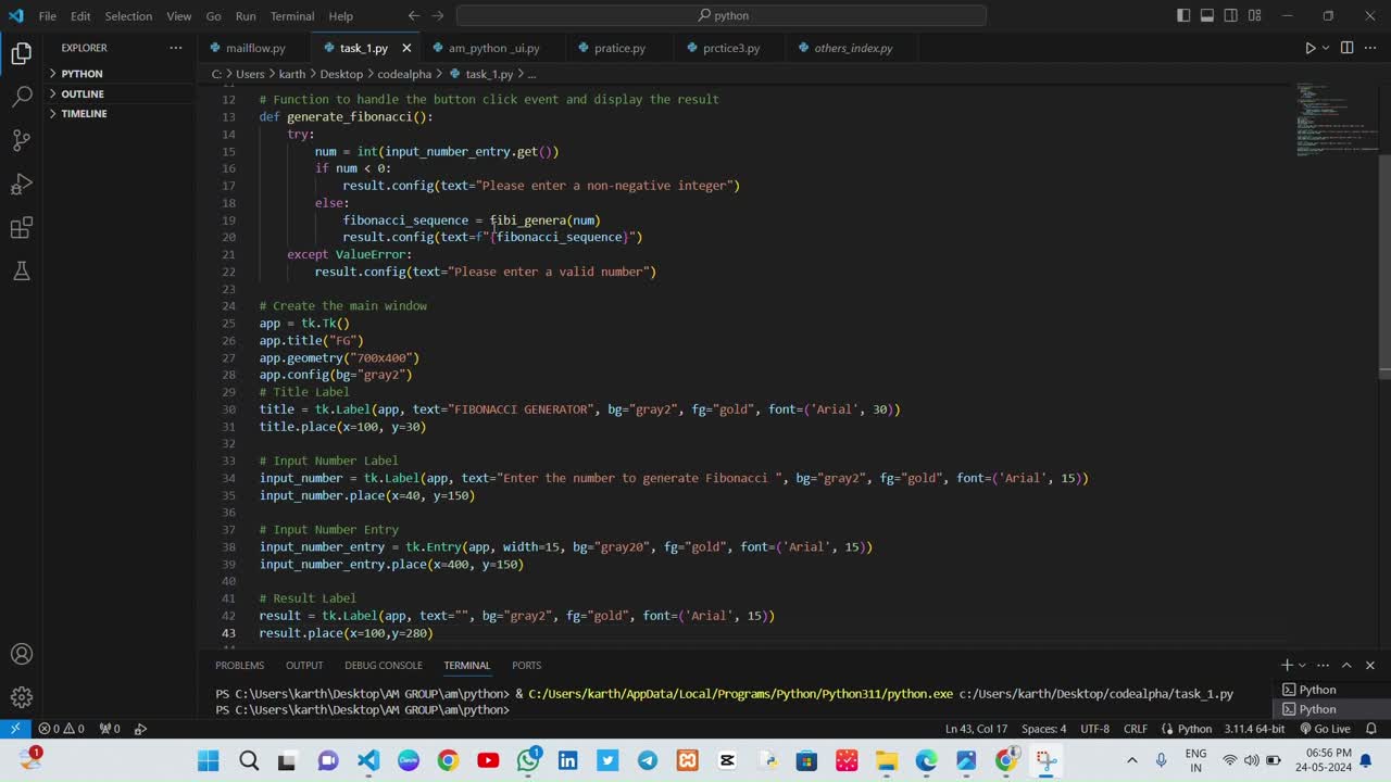 KARTHIK RAJA M on LinkedIn: #codealpha #internship #coding #python # ... KARTHIK RAJA M on LinkedIn: #codealpha #internship #coding #python # ...