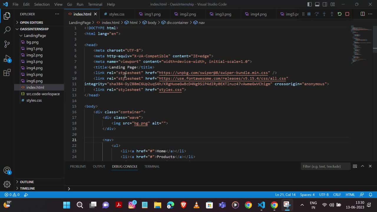 GAYATHRI RAVURI on LinkedIn: #webdevelopment #html #css #oasisinfobyte ... GAYATHRI RAVURI on LinkedIn: #webdevelopment #html #css #oasisinfobyte ...