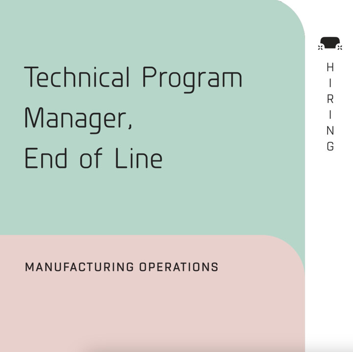 Zoox on LinkedIn: We're hiring: Technical Program Manager, End of Line ... Zoox on LinkedIn: We're hiring: Technical Program Manager, End of Line ...