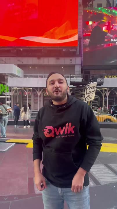 Benjamin Albert on LinkedIn: We have a Qwik billboard in Times Square ... Benjamin Albert on LinkedIn: We have a Qwik billboard in Times Square ...