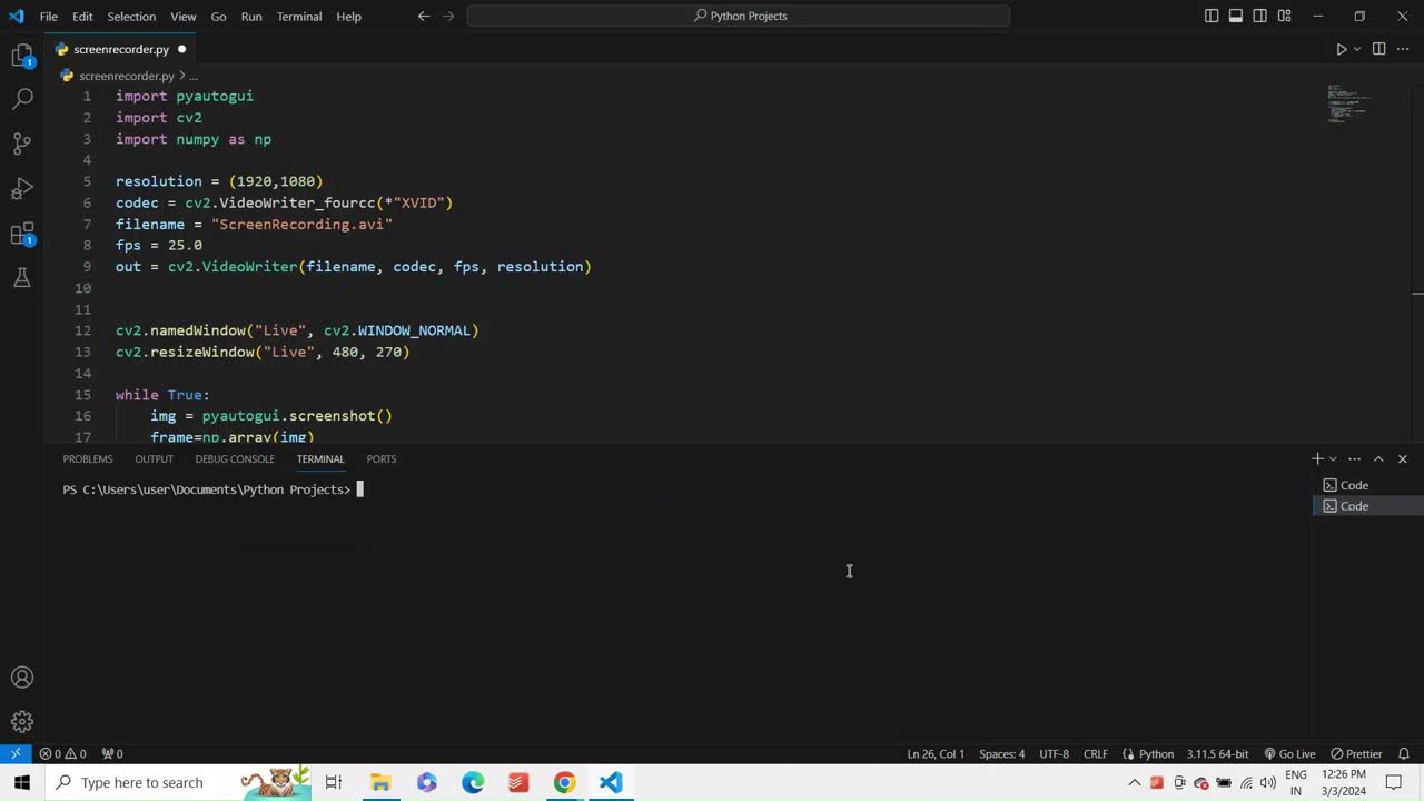 Vishnu Pramod on LinkedIn: #python #screenrecorder #coding #technology ... Vishnu Pramod on LinkedIn: #python #screenrecorder #coding #technology ...